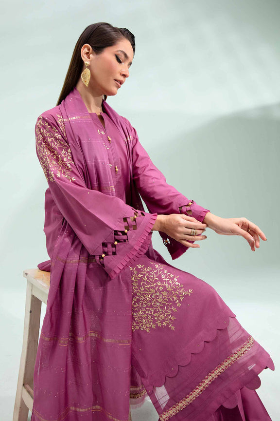 2 Piece Unstitched Fancy Embroidered Summer 2024 Nishat Outlet – Nishat FPS