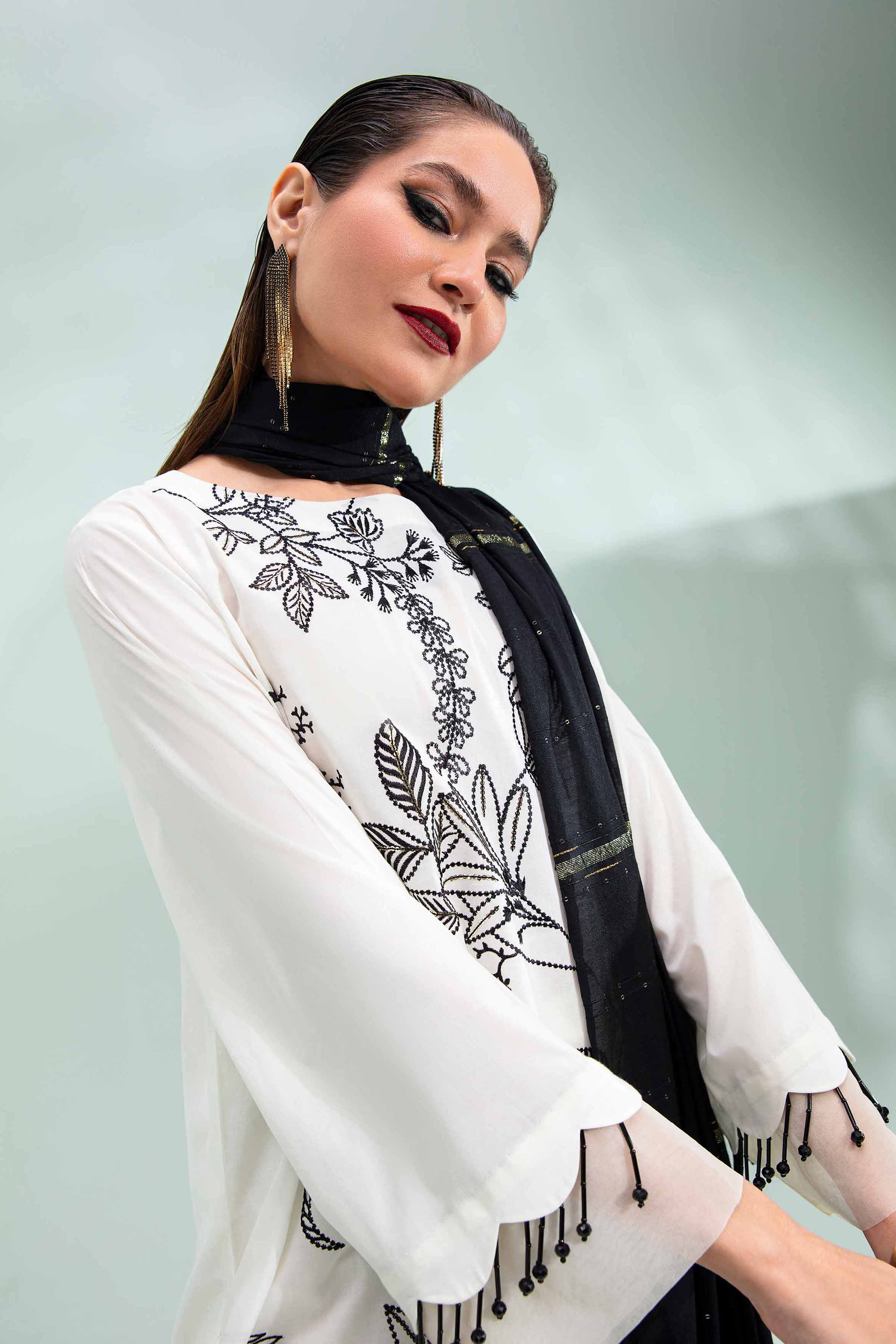 2 Piece Unstitched Fancy Embroidered Summer 2024 – Nishat FPS