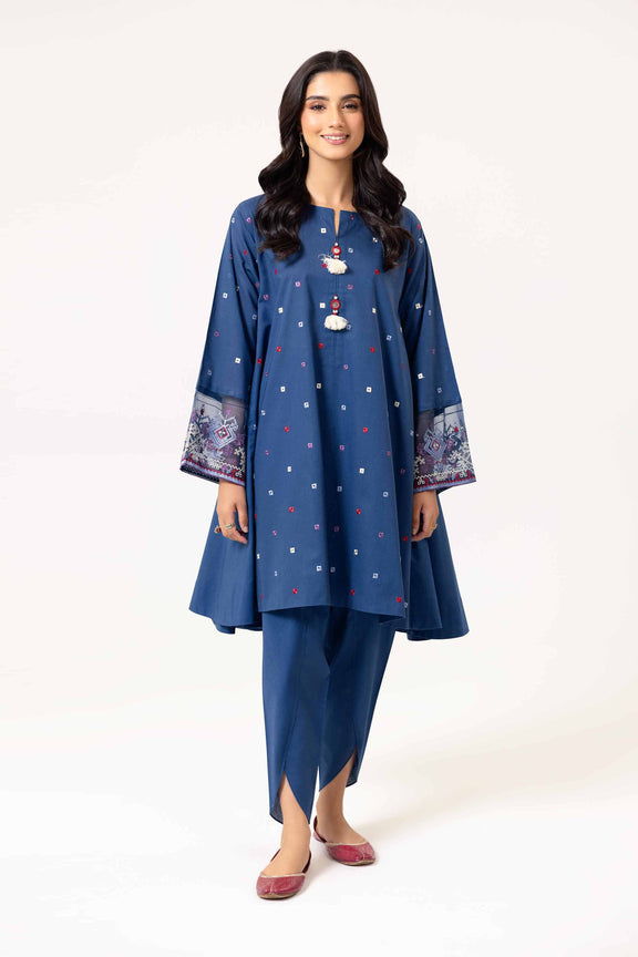 2 Piece Unstitched Dye Embroidered Fall Summer Collection 2024 – Nishat FPS