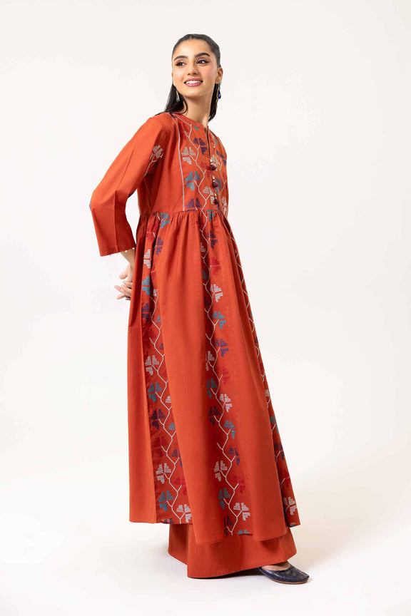 2 Piece Unstitched Dye Embroidered Fall Summer Collection 2024 – Nishat FPS