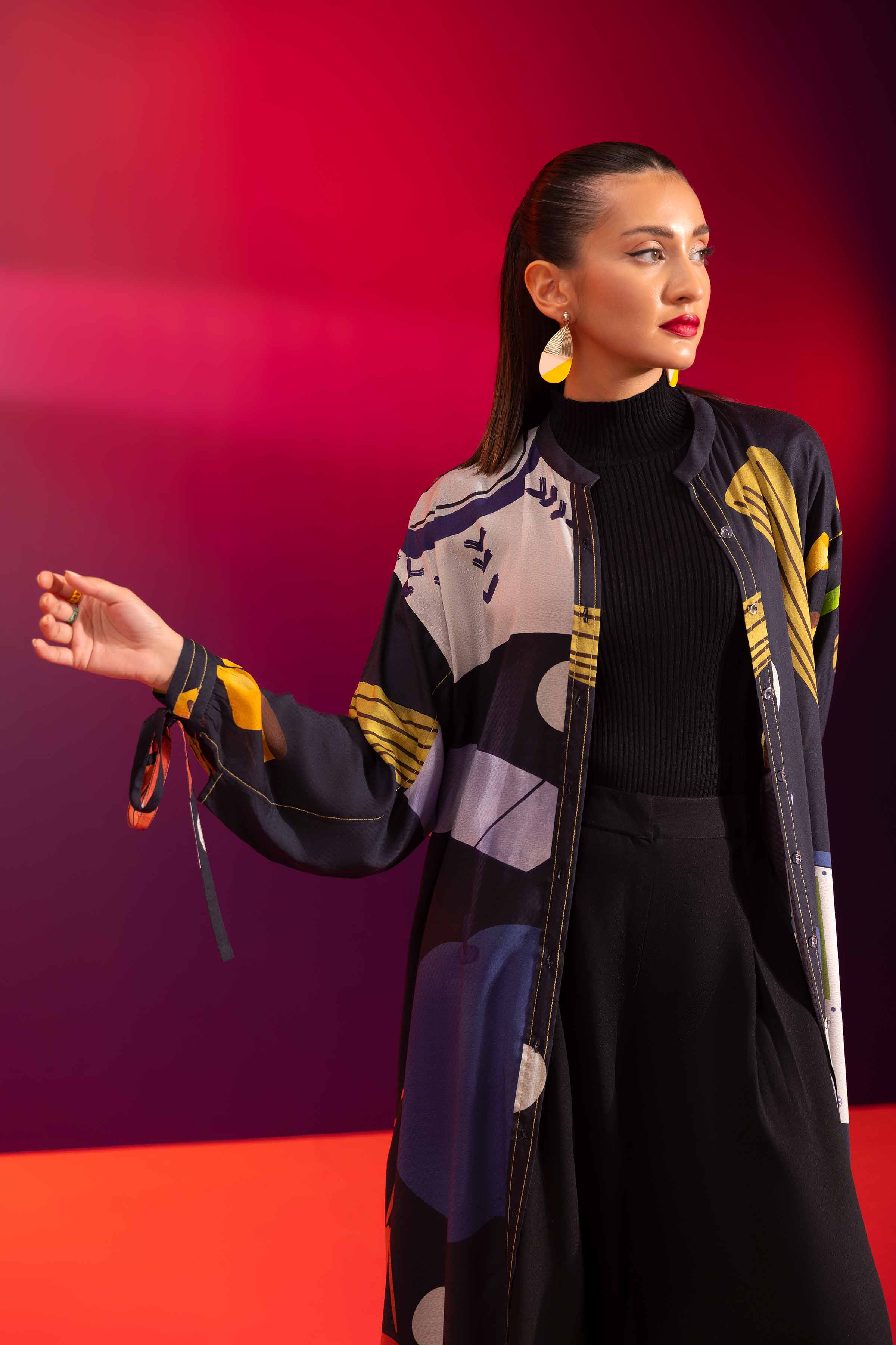 1PC Printed Winter 2023 Stitched Dress – Nishat FPS