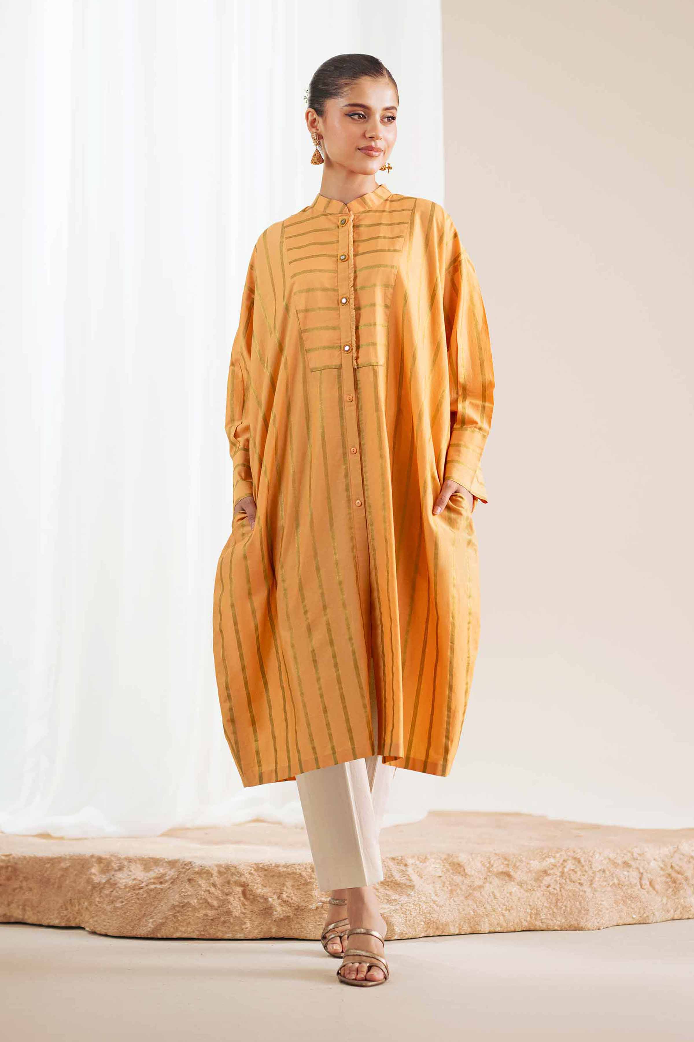 Luxury Pret 1 Piece Basic Shirt – Nishat FPS