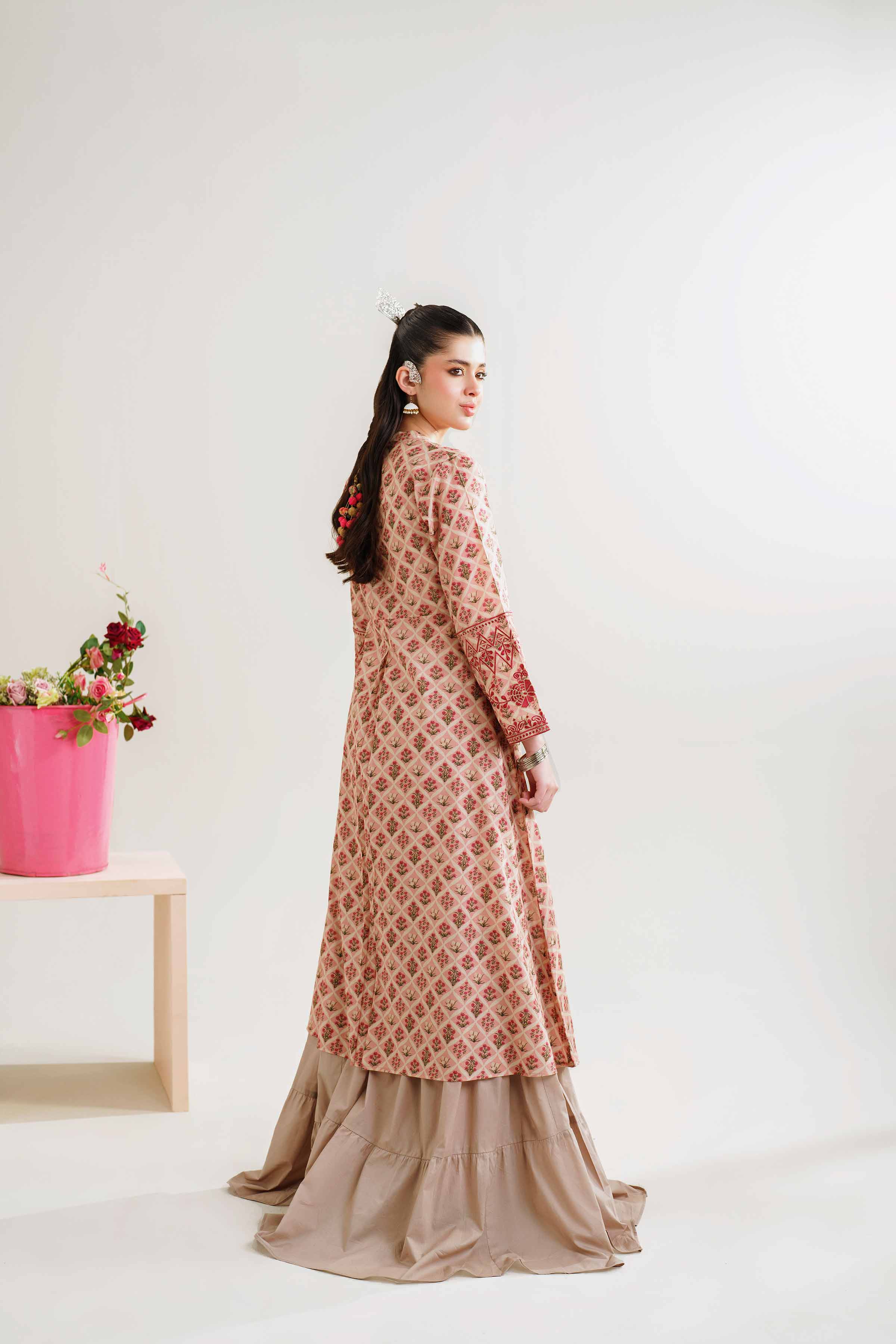Pret 1 PC Printe Embroidered Dress – Nishat FPS