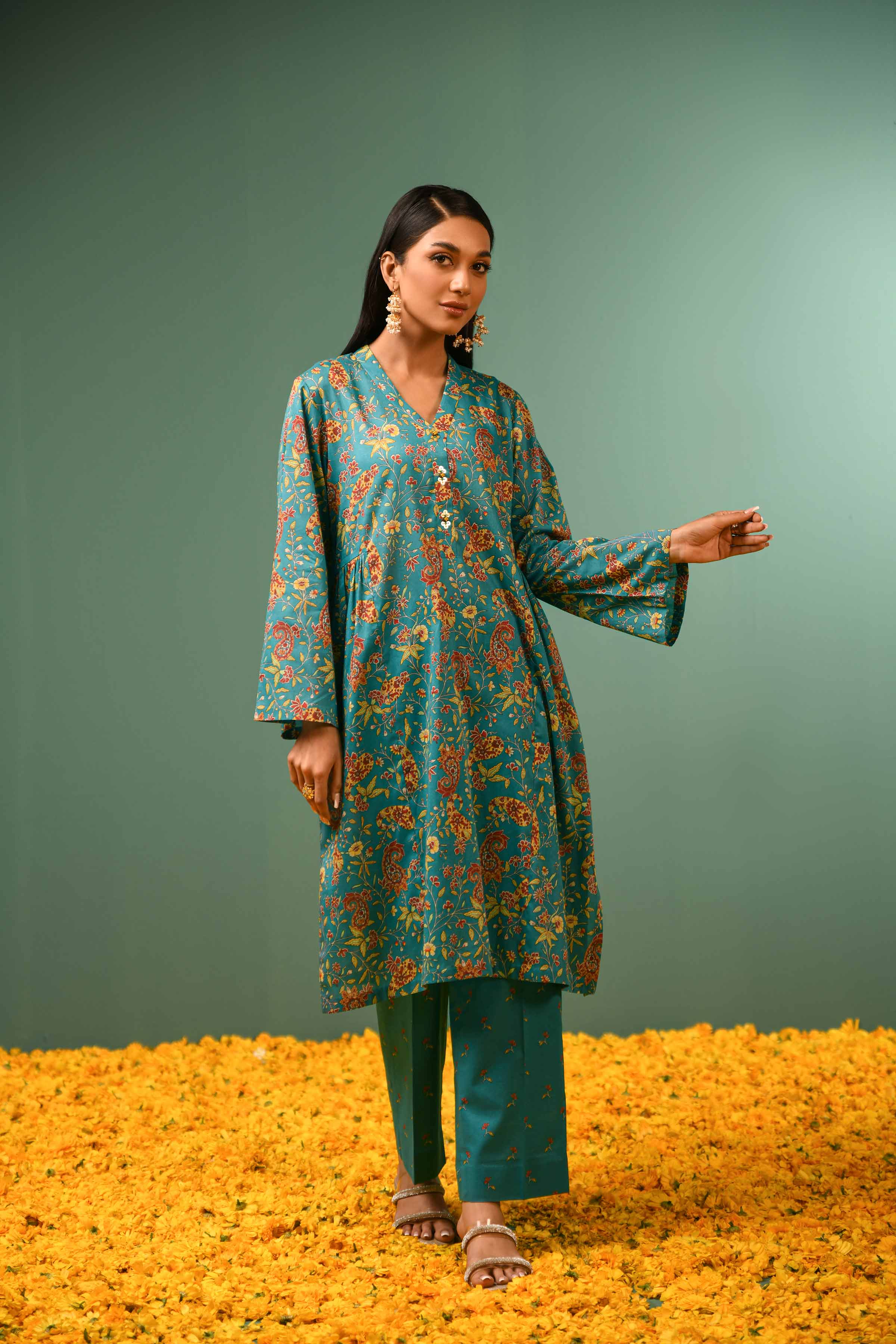 2 Piece Unstitched Printed Eid ul Adha Summer Collection 2023 – Nishat FPS