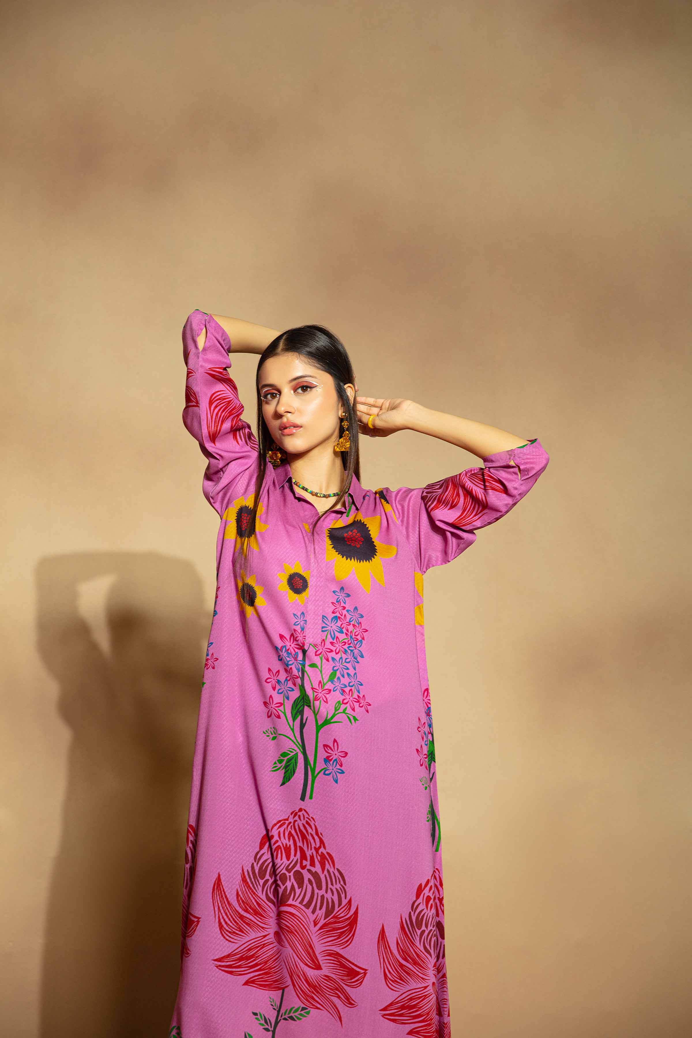 1PC Printed Stitched Dress Nishat Outlet – Nishat FPS