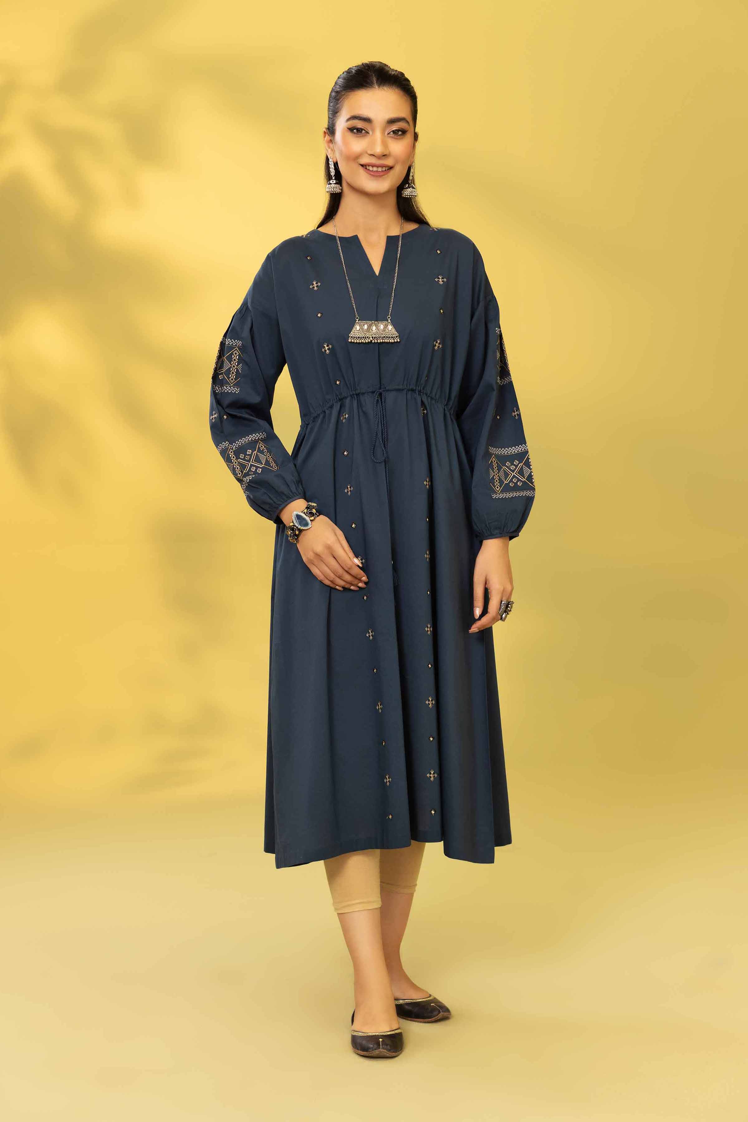 1PC Embroidered Stitched Dress Nishat – Nishat FPS